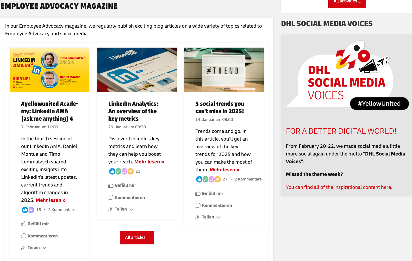DHL’s Employee Advocacy Program: Empowering Authenticity | Staffbase